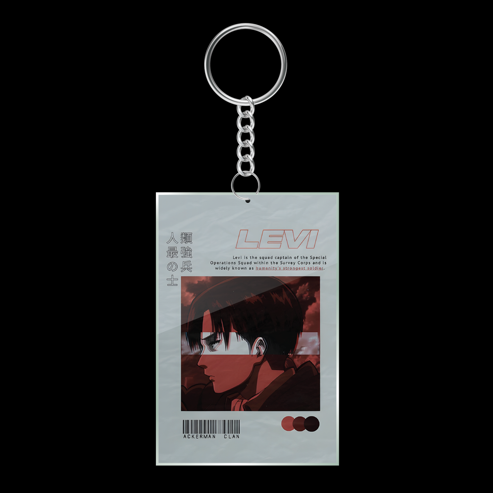 Attack On Titans Levi Keychain – CASIME
