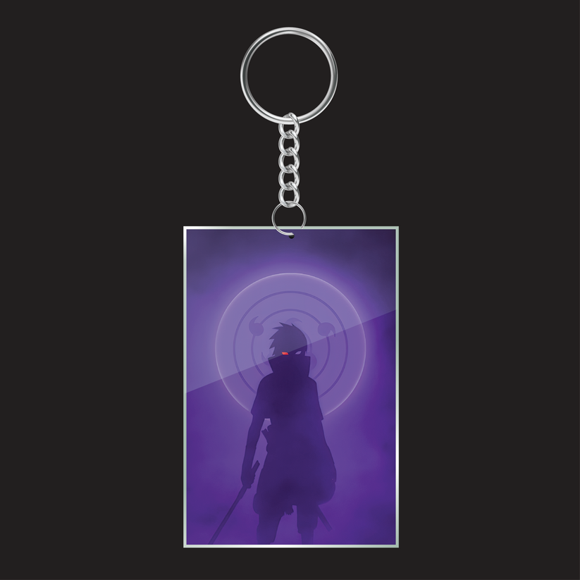 Dark Themed Sasuke Uchiha Keychain – CASIME